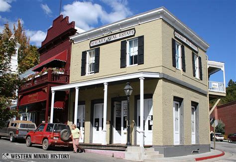 Nevada City Western Mining History