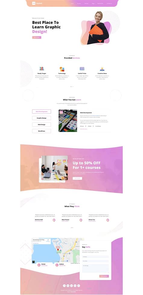 Responsive Landing Page Using Html Css Bootstrap Javascript By Mbeeo