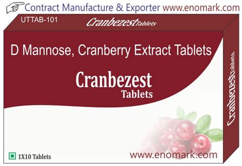 D Mannose Cranberry Extract Tablets 3rd Party Manufacturers