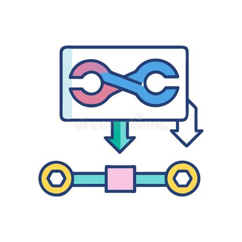 Devops Tool Technology Icon Stock Illustration Illustration Of Database Innovation 351630847