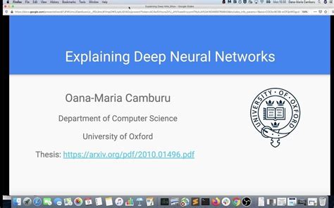 【泡泡机器人公开课】第一百一十八课：explaining deep neural networks oana maria camburu 哔哩