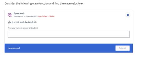 solved consider the following wavefunction and find the wave
