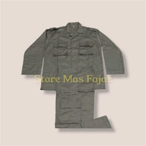 Jual Str Seragam Pol Pp Terbaruu Hijau Shopee Indonesia