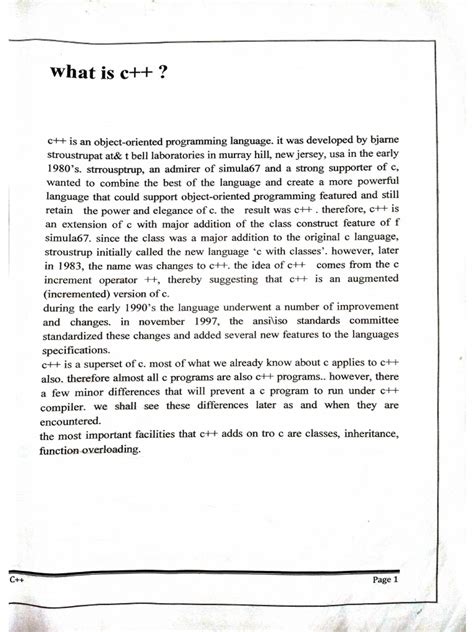 Ccpp Programing Language Pdf