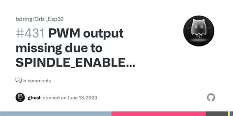 Pwm Output Missing Due To Spindle Enable Reversed Issue Bdring Grbl Esp Github