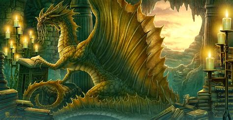 Golden Dragon Art