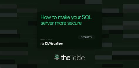 How To Make Your Sql Server More Secure