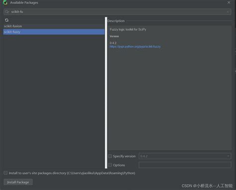 解决ModuleNotFoundError No module named skfuzzy这个库全名可不叫skfuzzy哦否则直接报错 CSDN博客