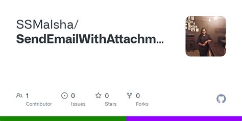 GitHub SSMalsha SendEmailWithAttachment