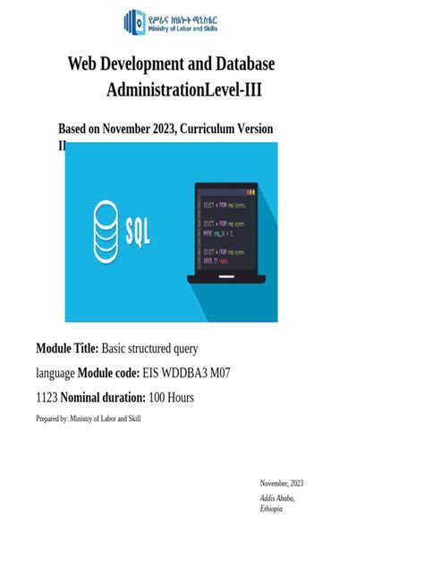 Tm07 Using Basic Structured Query Language Pdf Databases