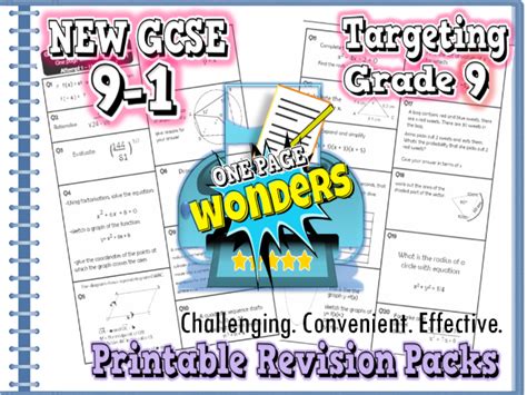 Gcse Maths Revision Resources Tes