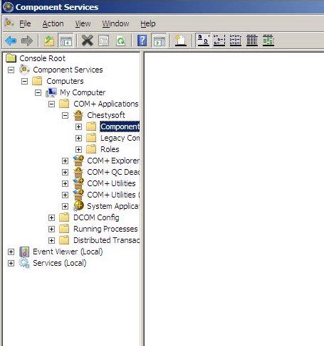 Creating A COM Application For An ASP Component In Component Services