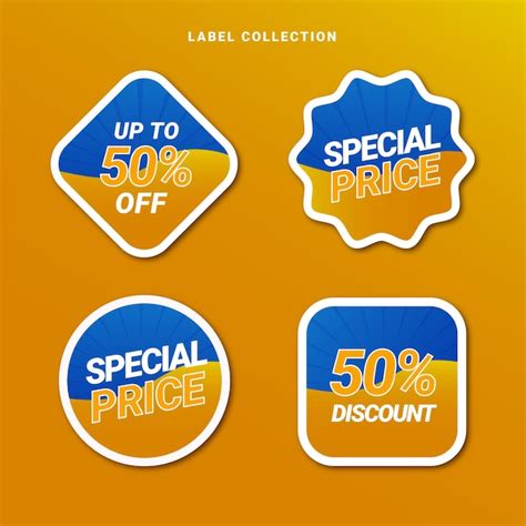 Premium Vector Vector Design Label Collection