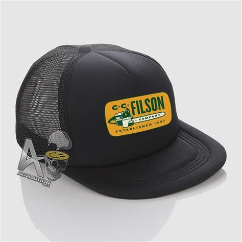 Filson Company Hat Filson Net Trucker Snapback Hat Premium New Logo