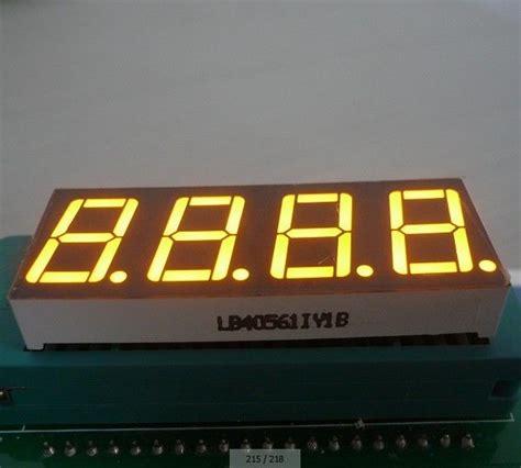 4 Digit 7 Segment Numeric Led Display Ultra White For Process Indicator