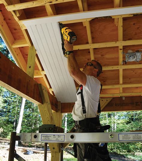 Install A Beadboard Porch Ceiling Extreme How To Deck Ceiling Ideas Hot Sex Picture