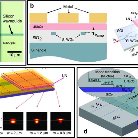 A Optical Micrograph Of A Hybrid Si Linbo 3 Microring Resonator 59 Download Scientific