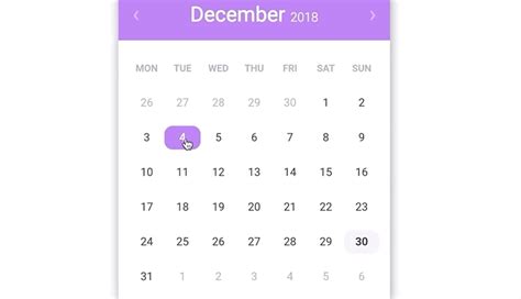 38 Css Calendars W3tweaks