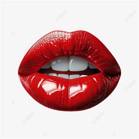 Red Lipstick Kiss Element Lips Kiss Lipstick Png Transparent Image And Clipart For Free Download