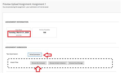 How To Upload An Assignment Attach In Blackboard