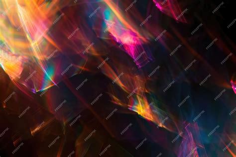 Premium Photo Prismatic Diffraction Effect Photo Overlays Perfect For Adding Vibrant Colorful