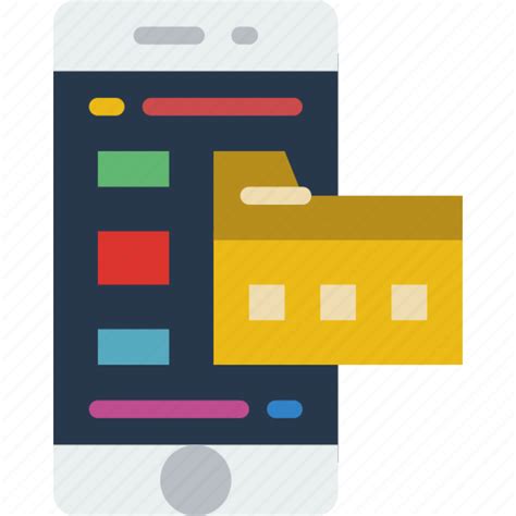App Folder Interface Mobile Web Icon Download On Iconfinder