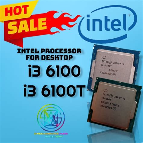 Intel Core I3 6100 Processor 3M Cache 3 70 GHz Shopee Philippines