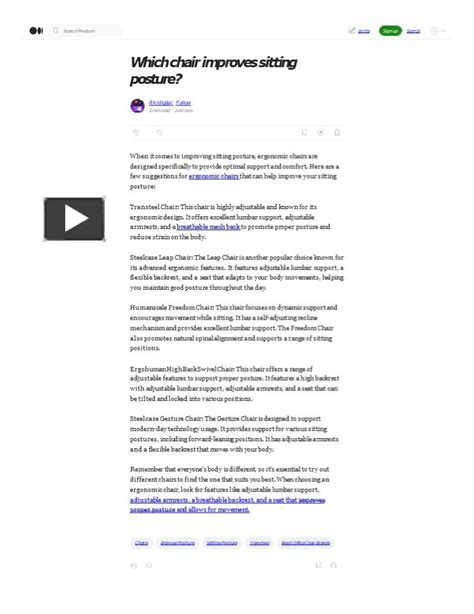 Ppt Which Chair Improves Sitting Posture Powerpoint Presentation Free To Download Id