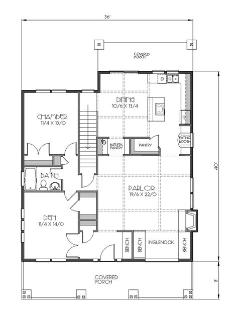 House Plan 76825 Craftsman Style With 2094 Sq Ft 4 Bed 2 Bath