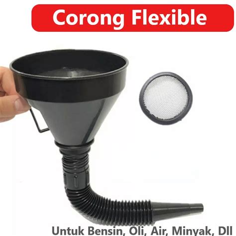 Jual Corong Oli Bensin Motor Mobil Flexibel Funnel Panjang Shopee
