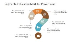 Segmented Question Mark Design For PowerPoint SlideModel