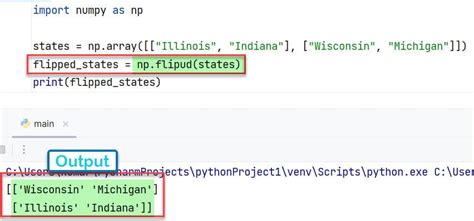 Reverse Numpy Arrays In Python