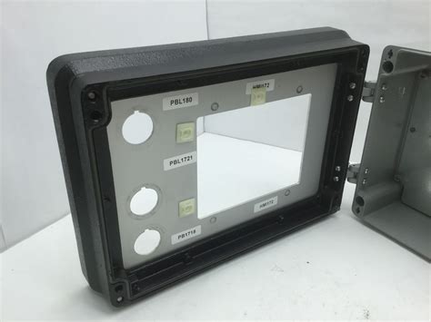 Hoffman Cast Aluminum Hmi Enclosure Hinged In 12x7x4