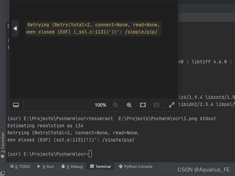 tesseract ocr 使用过程bug解决记录 tesseract ocr 修改错误 csdn博客