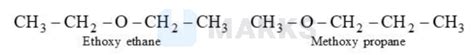 What Type Of Isomers Are The Ethoxy Ethane And Methoxy Propane