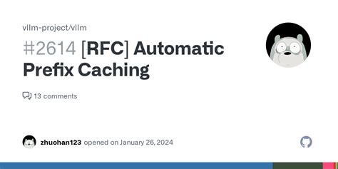RFC Automatic Prefix Caching Issue Vllm Project Vllm GitHub