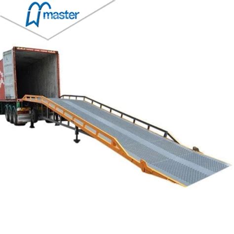 10t Dock Ramp Loading Movable Loading Dock Ramp Leveler Container