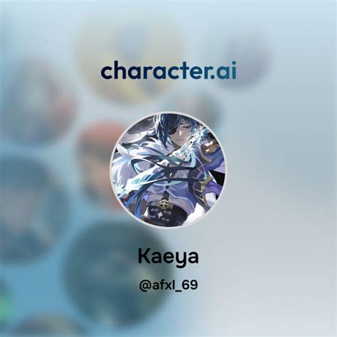 Chat with Kaeya | character.ai | Personalized AI for every moment of your day