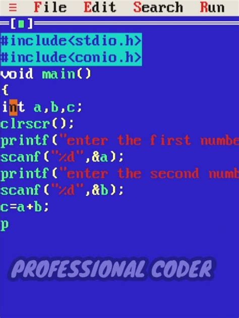 Sum Two No Programming In C Language Youtube