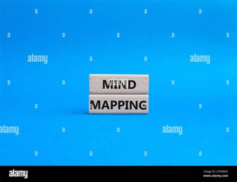 Mind Mapping Symbol Concept Word Mind Mapping On Wooden Blocks