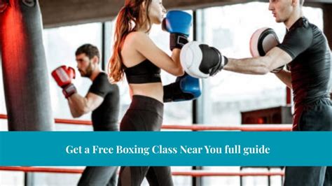 Free Boxing Class Near You Full Guide