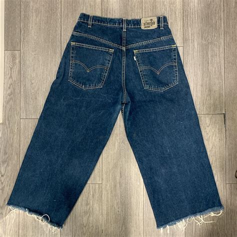 Vintage 90s Massive Silvertab Levis Size 32 X Depop