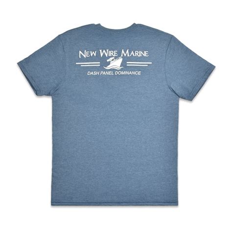 Og Refresh Tee Heather Indigo New Wire Marine