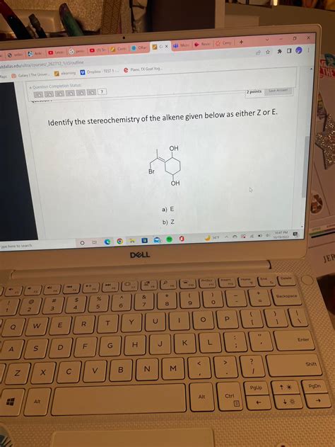 Identify The Stereochemistry Of The Alkene Given