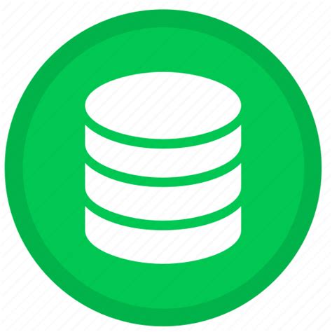 Cloud Data Database Round Server Storage Icon