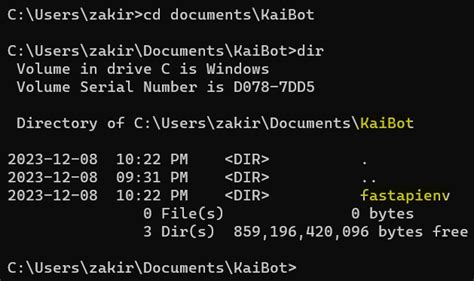 setting your own fast api virtual environment