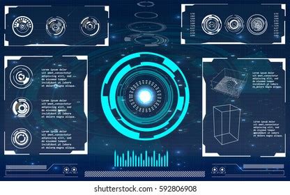 Elements Hud Interface Stock Vector Royalty Free 592806908 Shutterstock