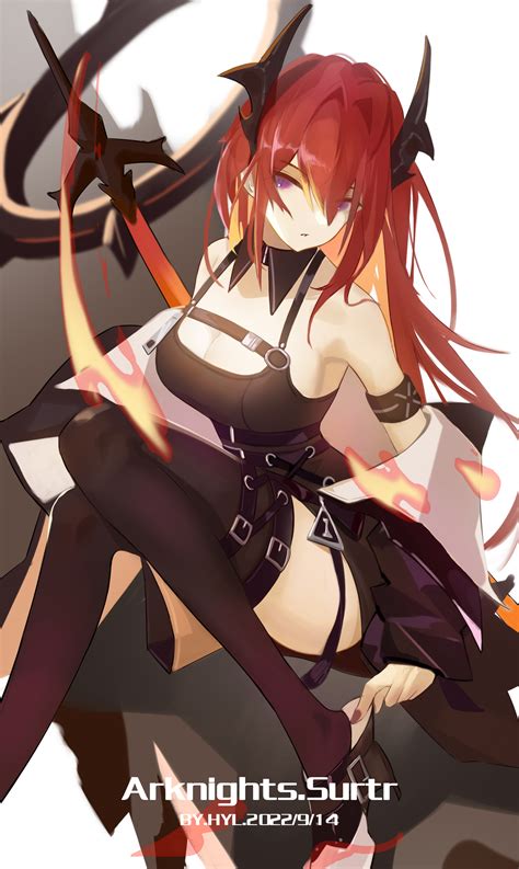 Surtr Arknights Drawn By Xuechu Danbooru