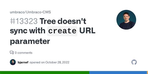Tree Doesnt Sync With `create` Url Parameter · Issue 13323 · Umbracoumbraco Cms · Github