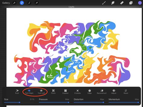 how to use the liquify tool in procreate design bundles